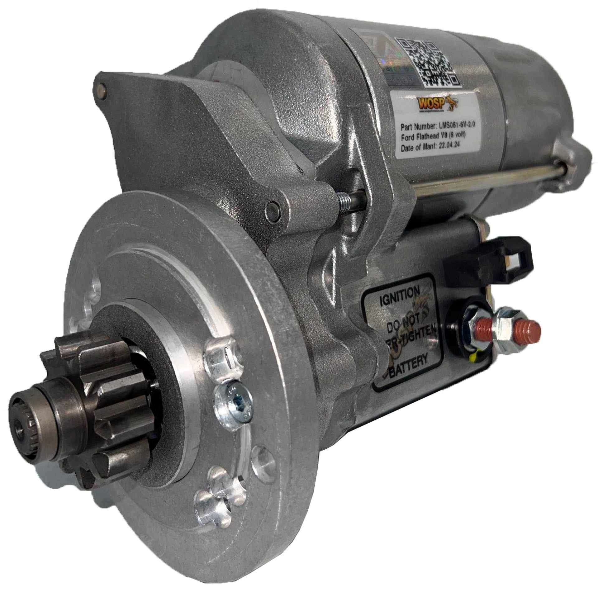 WOSP LMS051-6V-2.0 - Ford Flathead V8 high torque starter motor (6 Volt ...