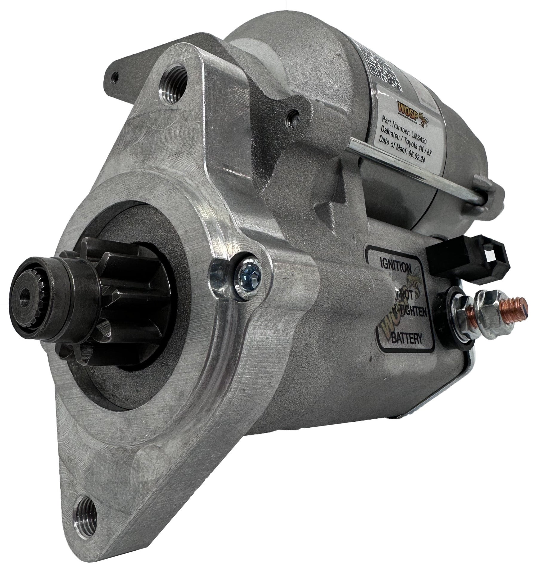 WOSP LMS420 - Daihatsu / Toyota 4K / 5K high torque starter motor ...